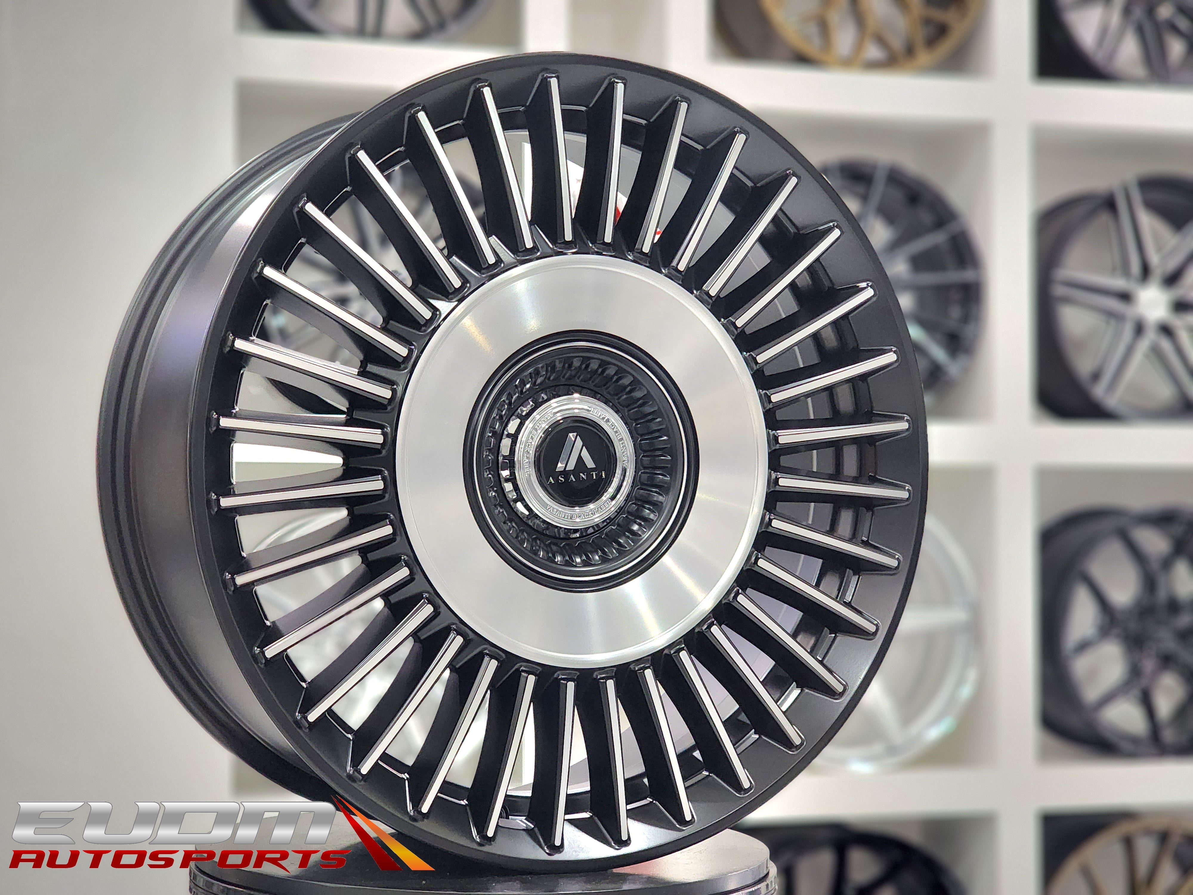 22" Asanti Tiara ABL40 Black Machine Face 5x120 – EUDM Autosports
