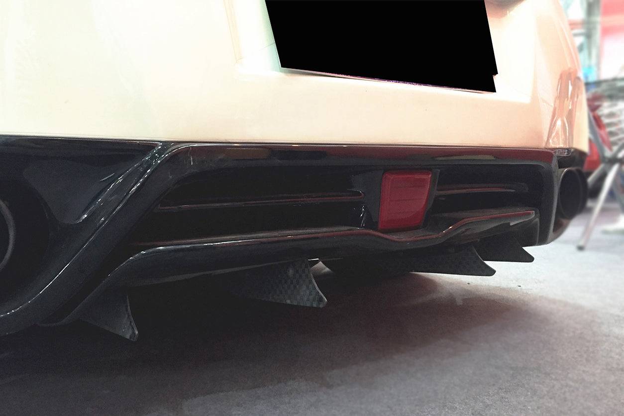2012-2022 Nissan GTR R35 DBA EBA VA Style Rear Diffuser Canards – EUDM ...