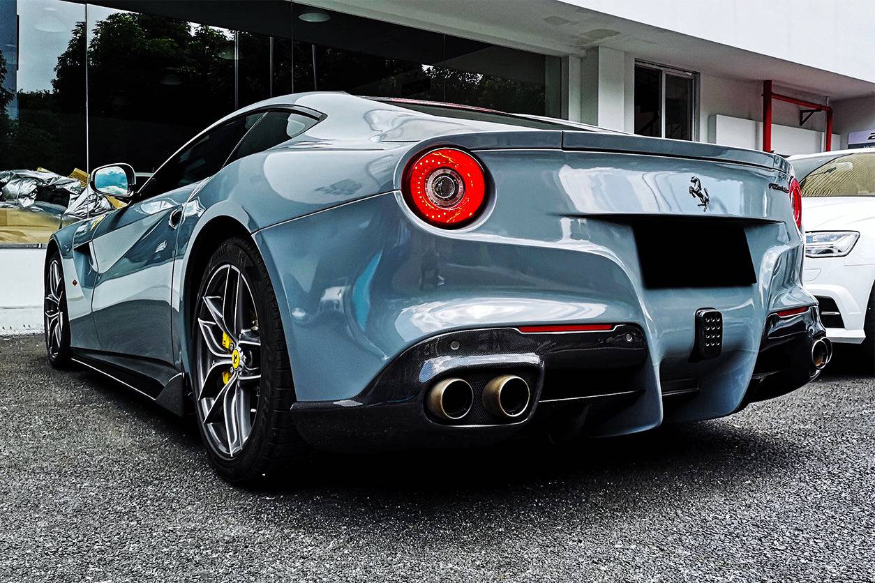 2012-2017 Ferrari F12 Berlinetta RS Style Carbon Fiber Rear Diffuser ...