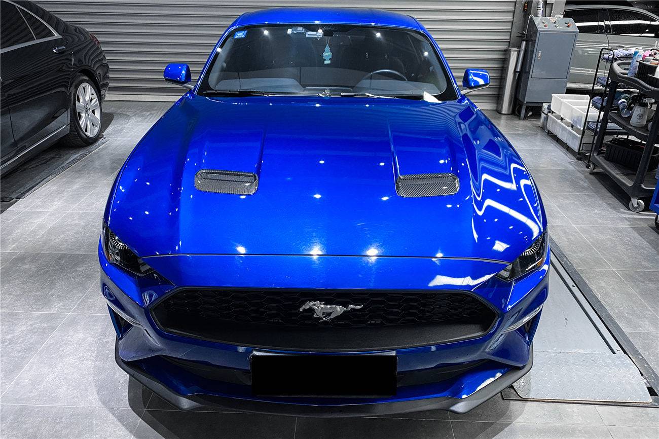 2018-2023 Ford Mustang OEM Style Carbon Fiber Hood Vents – EUDM Autosports