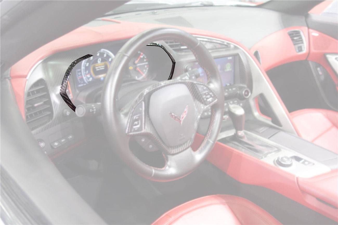 2013-2019 Corvette C7 Z06 Grandsport Dry Carbon Fiber Interior Dashboa ...